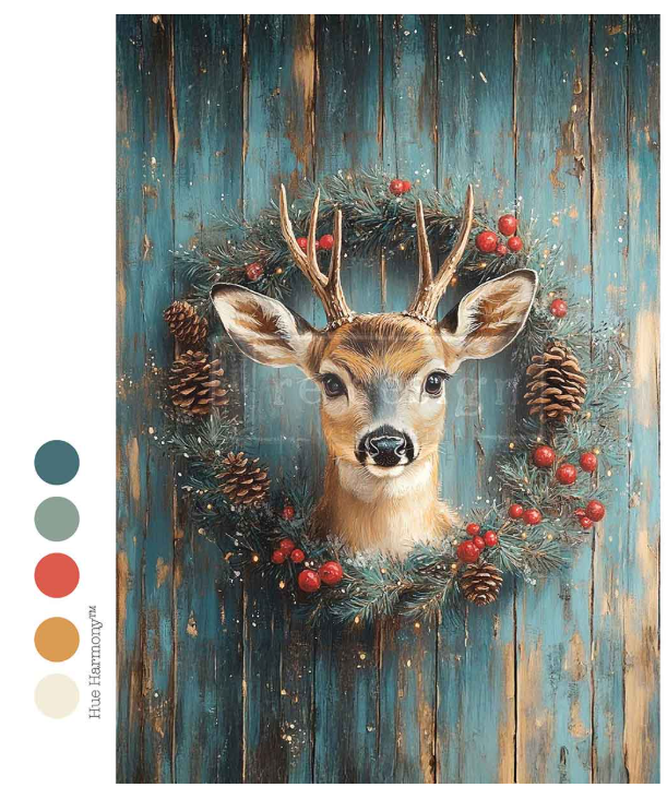 Redesign with Prima Decoupage Fibre Paper - A4 Jingle Jungle (1 Sheet ...