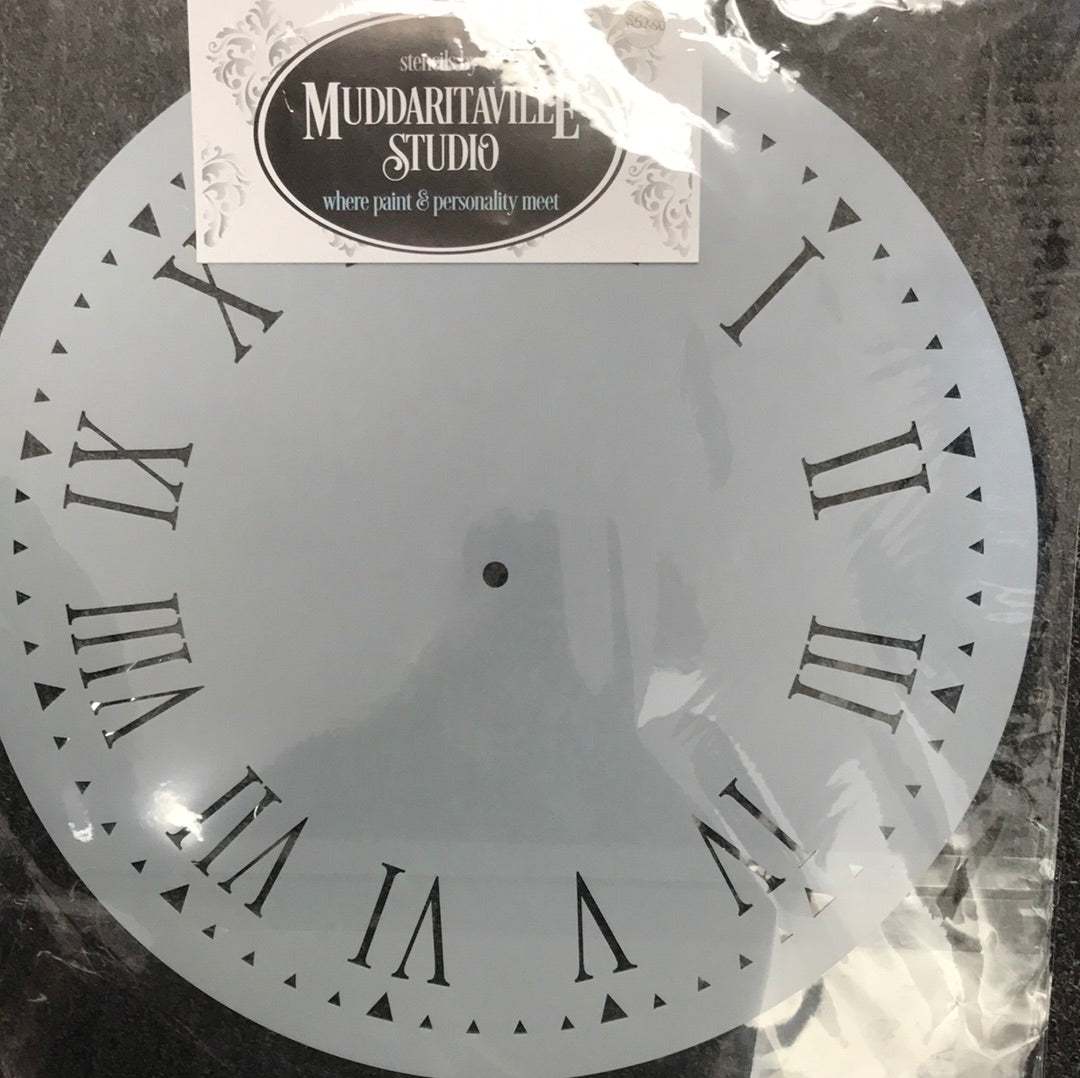 Roman Numeral Clock Stencil – Rock Me Revamp